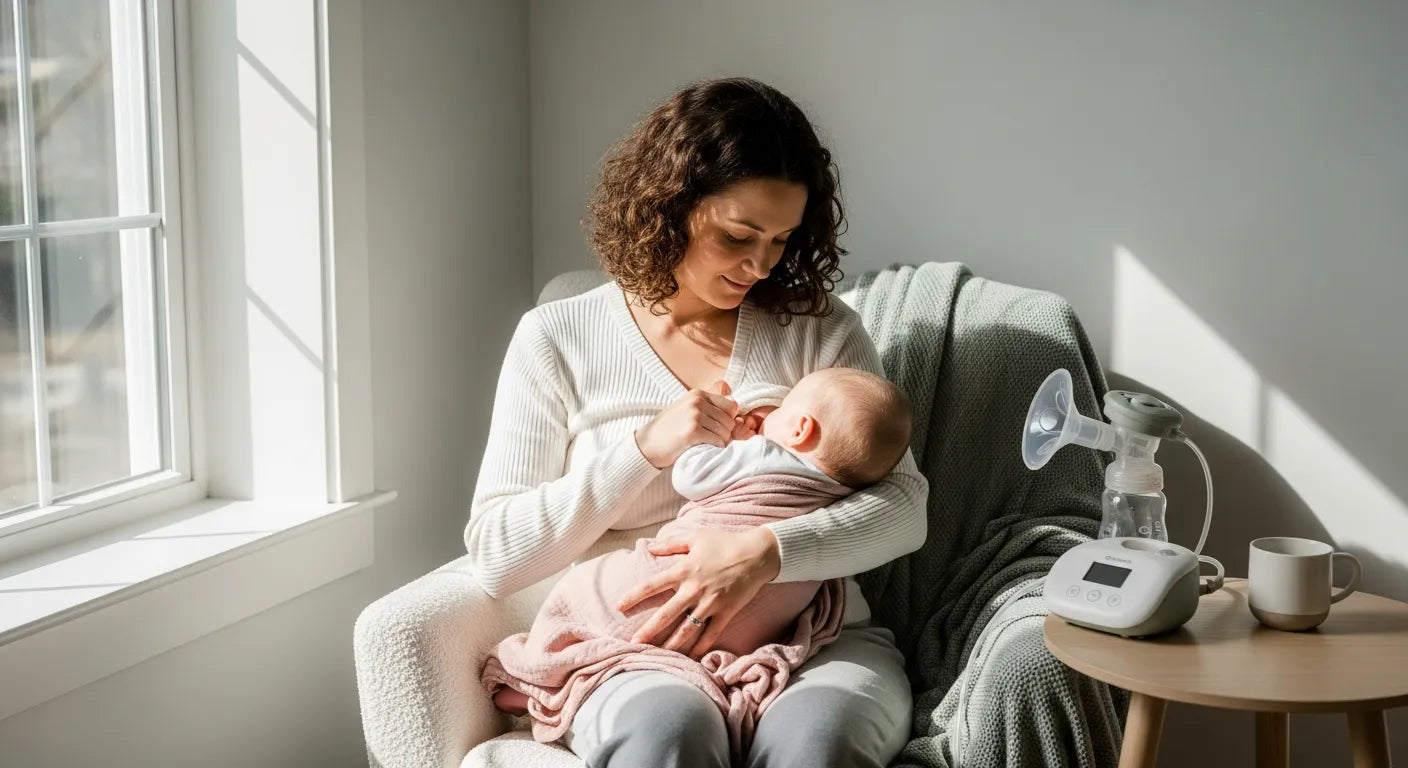 Pumping & Breastfeeding: When to Pump if Also Nursing Your Little One ...