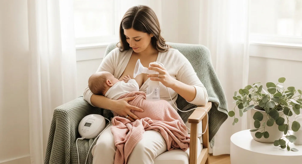 Pumping While Breastfeeding: Your Guide to When and How | Milky Mama