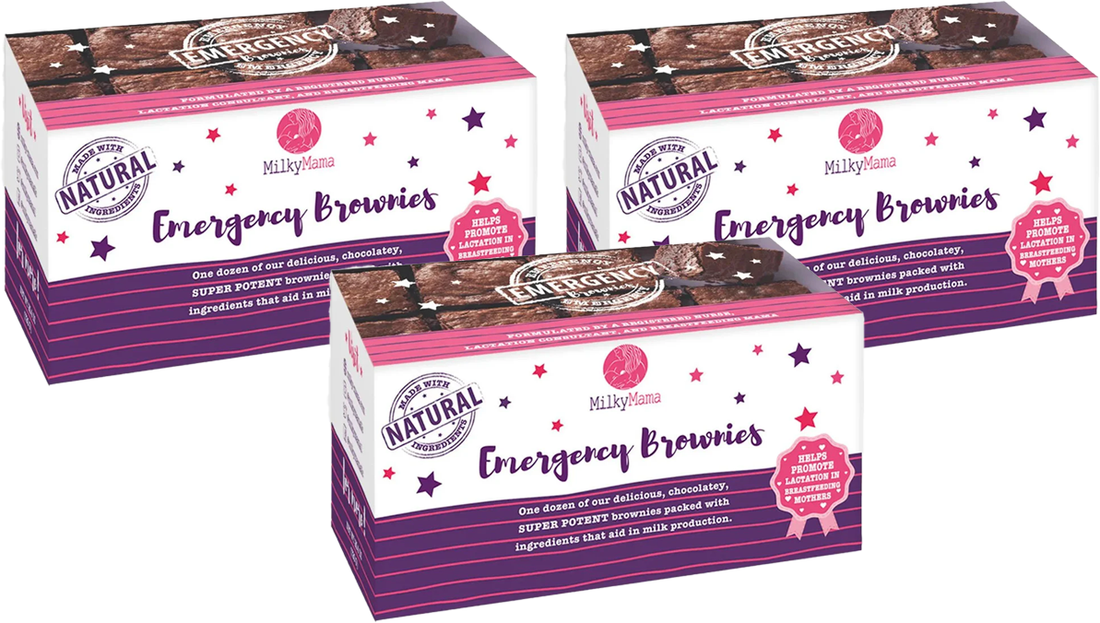 Emergency Brownies Milky Mama